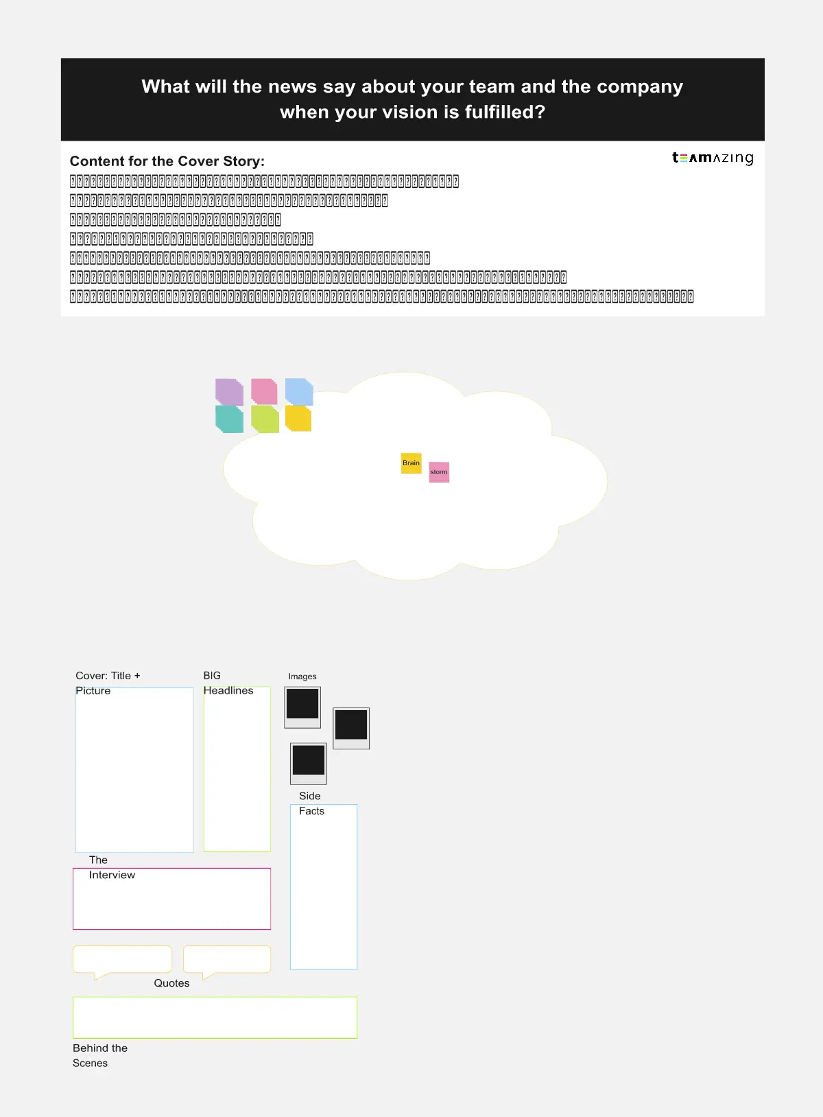 Cover Story Template Template | Miroverse