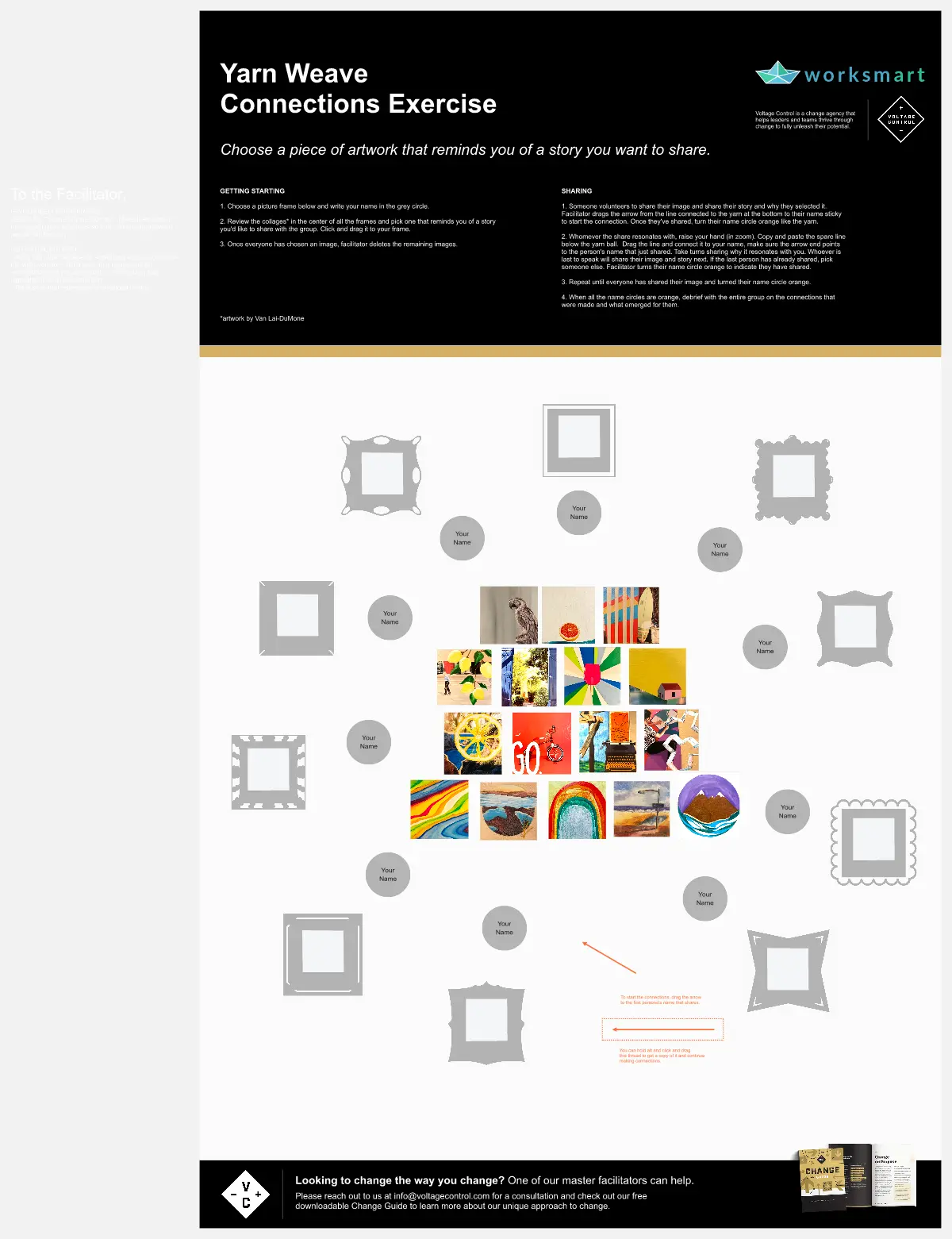 Yarn Weave Connections Exercise Template | Miroverse