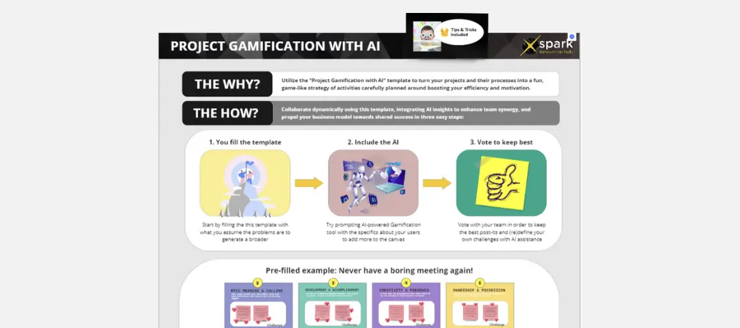 Project Gamification with AI assistance Template | Miroverse Project Gamification with AI assistance Template | Miroverse